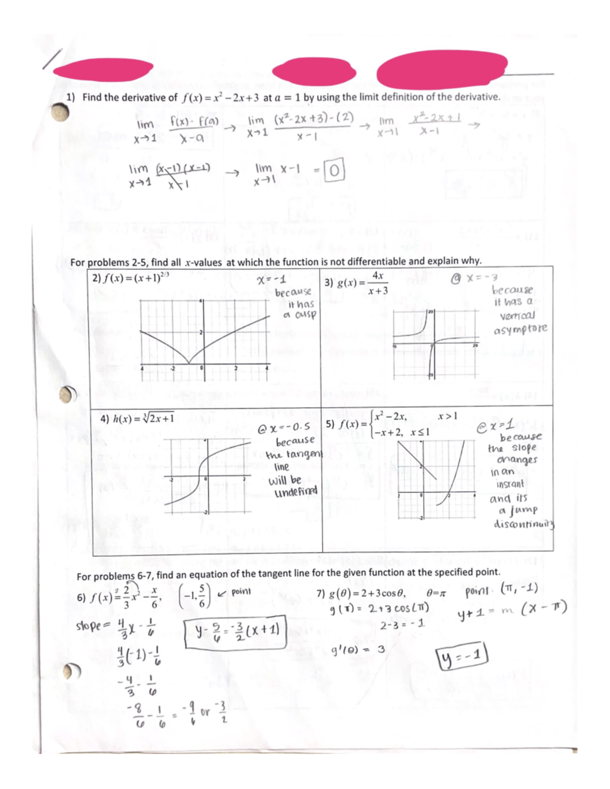Calculus Test 4 Review 2 - MA 1713 - Studocu