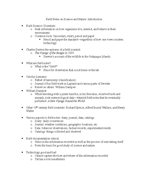 Zoology 3 - Lecture Notes - Ecosystem Dynamics and Community Ecology ...