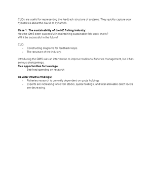Causal Loop Diagram - tutorial 6 - Tutorial 6 Preparation Organising ...