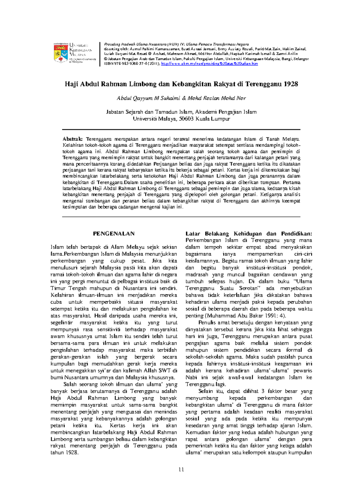 6.5 Perjuangan Abdul Rahman Limbong - Haji Abdul Rahman Limbong dan ...