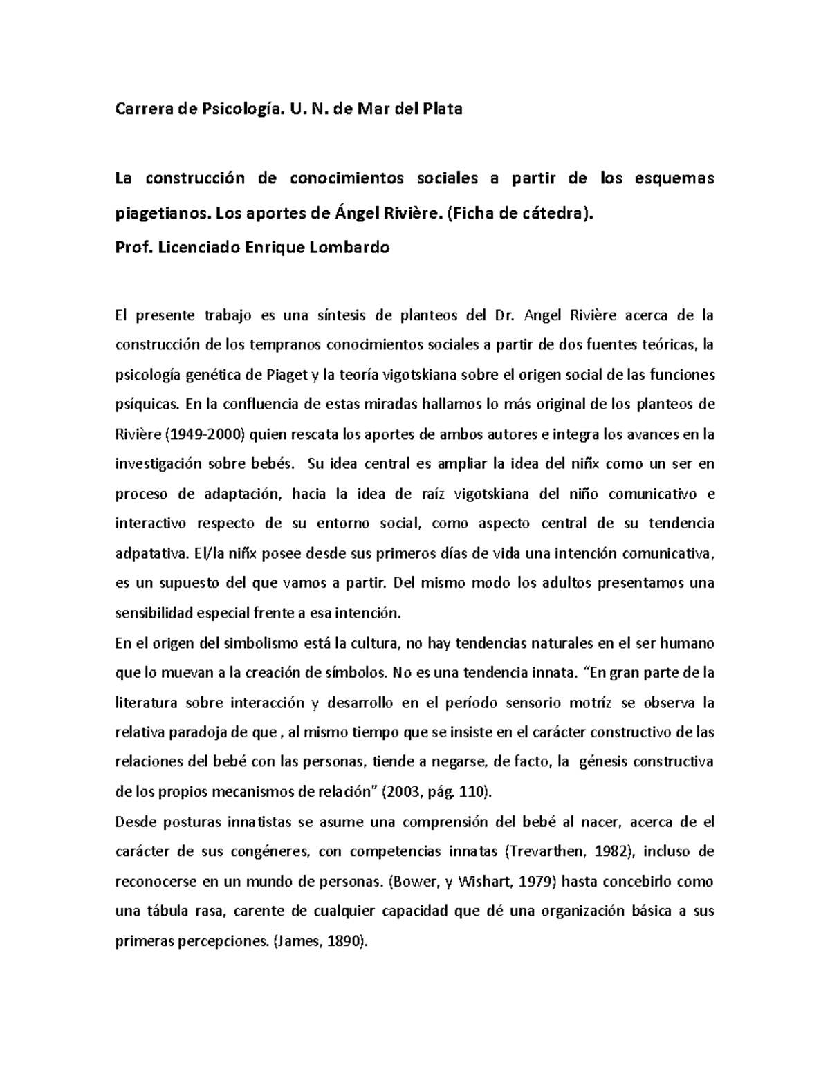 La Construcción De Conocimientos Sociales A Partir De Los Esquemas