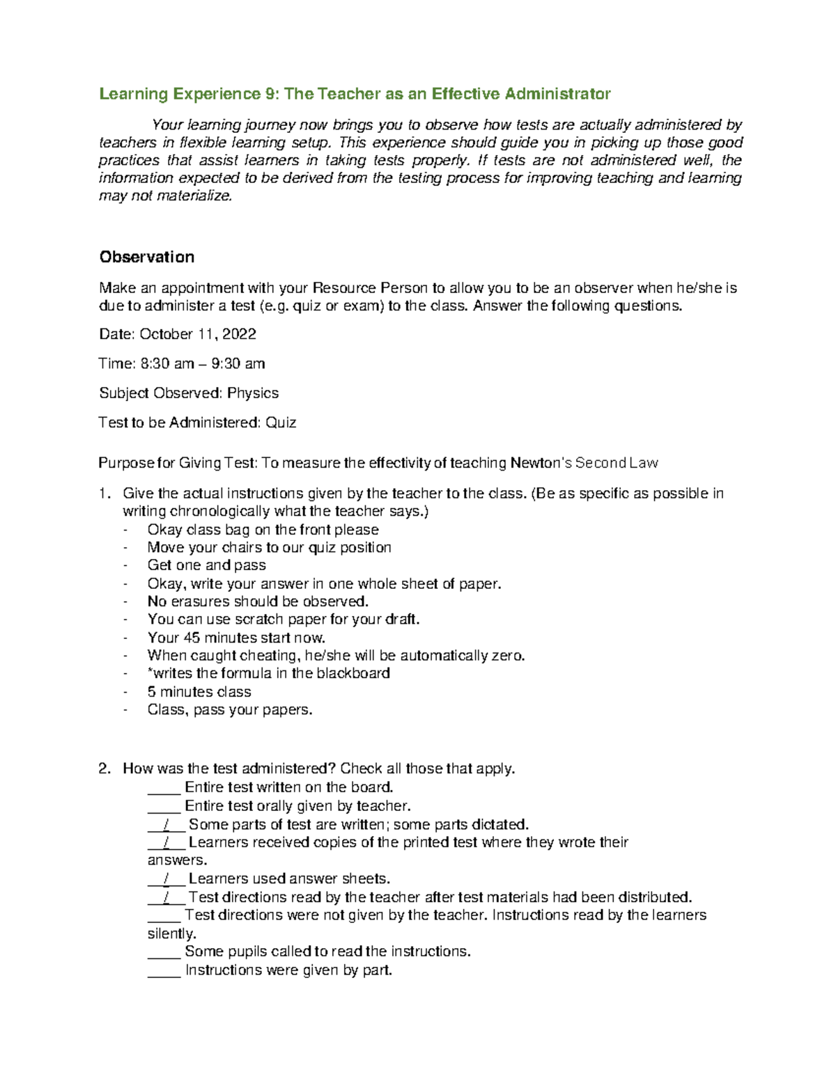 Learning Experience 9 - Field Study 02 - Learning Experience 9: The ...