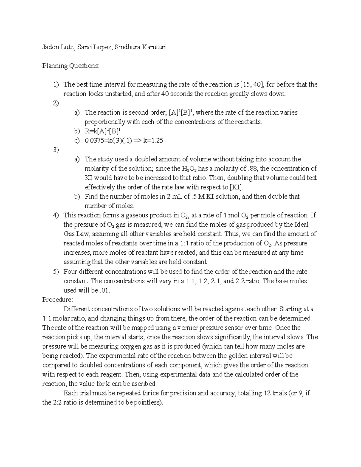 RL Day 1 Plan - RL DAY 1 PLAN LAB ASSIGNMENT - Jadon Lutz, Sarai Lopez, Sindhura Karuturi ...