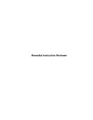 Remedial Instruction Lesson Plan and Activities 5 to 6 - LESSON PLAN IN ...