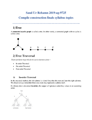Compiler Construction - Regular Language: The language defined by regular grammar is known as ...