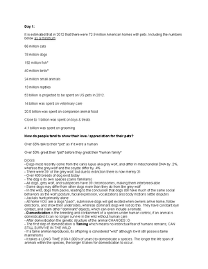 Exam 1 Study Guide - Animal Science Exam #1 Study Guide Introduction ...