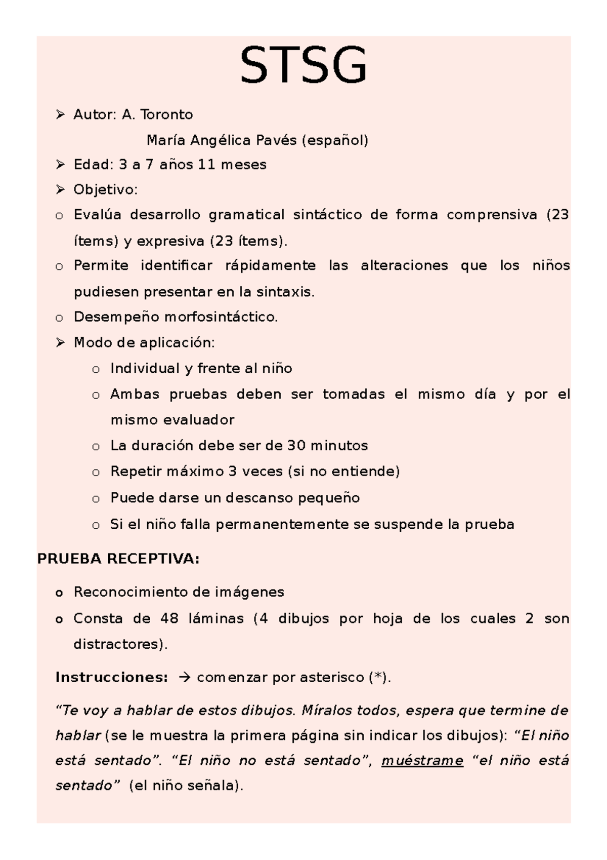 STSG Tecal TAR Teprosif-R - STSG Autor: A. Toronto María Angélica Pavés ...