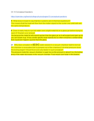 Ch 7 Conceptual Questions - Ch 7 Conceptual Questions - Studocu