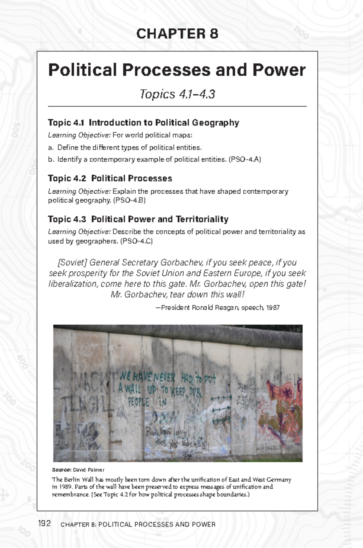 Ch. 8- Political Processes and Power (6) - 192 CHAPTER !: POLITICAL ...