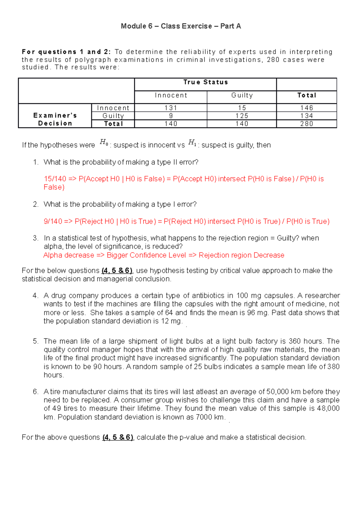 M6 - CC - Part A - None - Module 6 – Class Exercise – Part A F o r q u ...