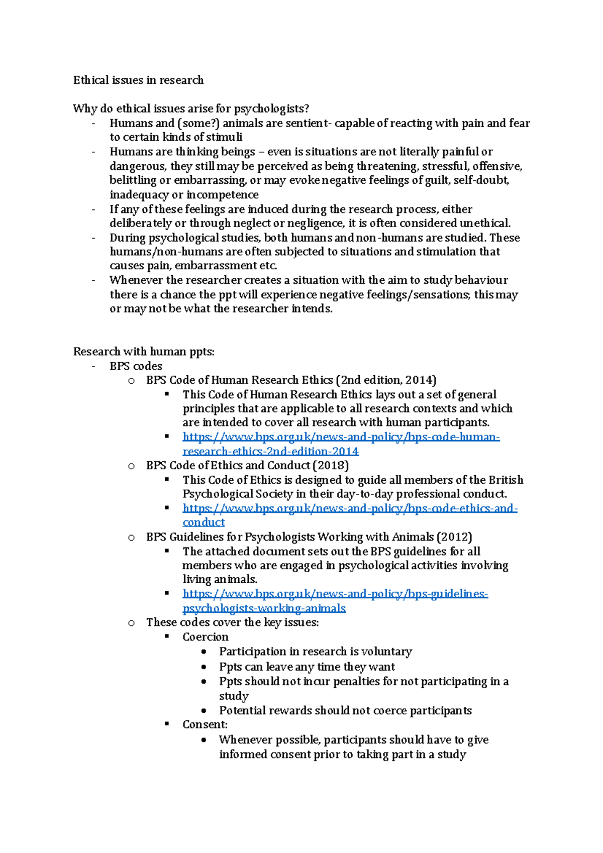 Ethical issues in research - Warning: TT: undefined function: 32 ...