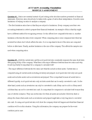 ACC Module 1 Assignment - Accounting is a system used by companies, LLC ...