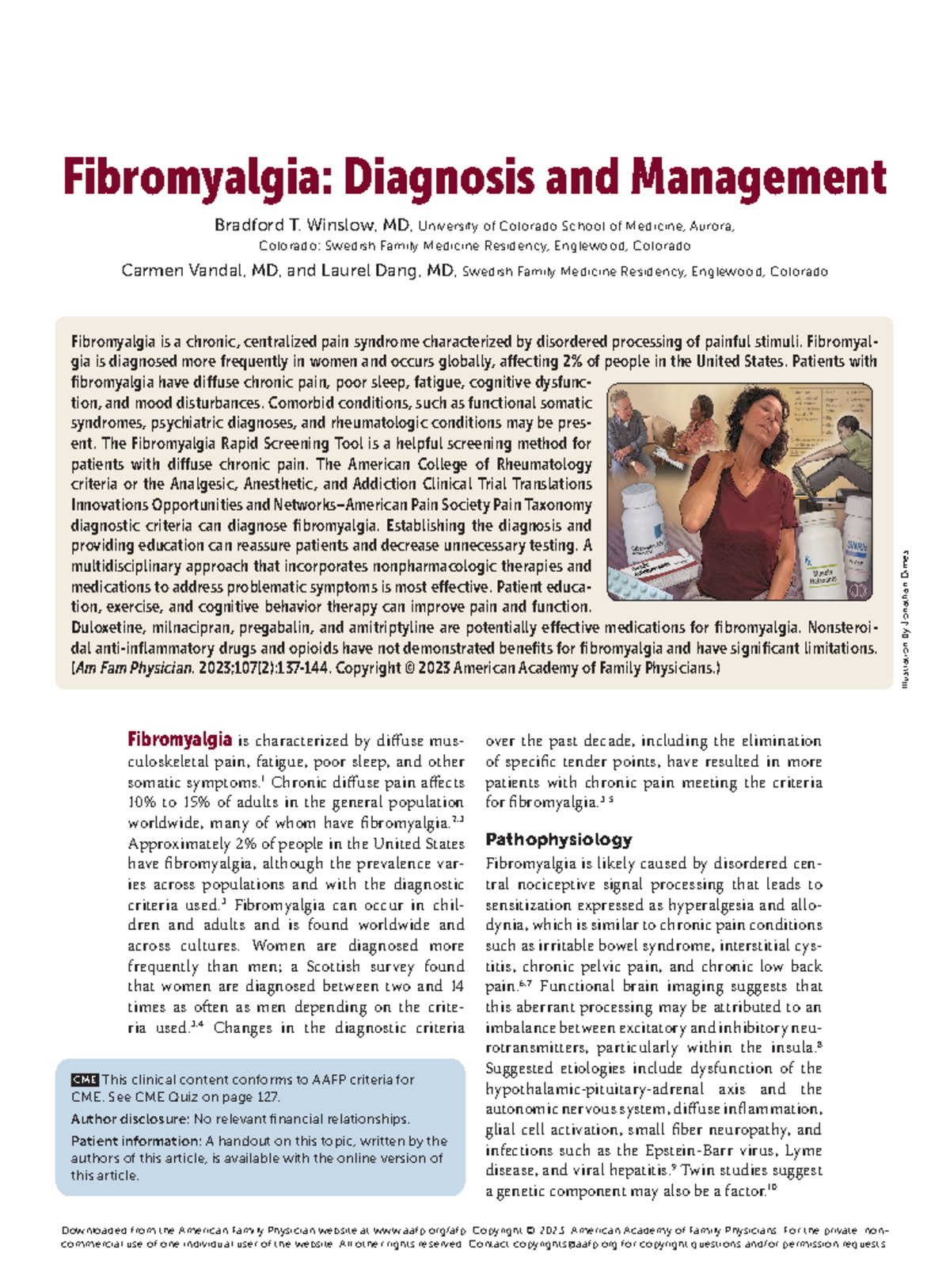 2023 - Fibromyalgia Diagnosis and Management - February 2023 Volume 107 ...