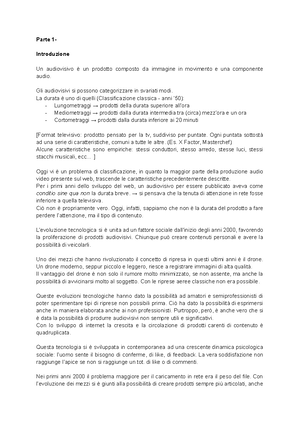 Appunti lezioni Tecniche di ripresa 2parte - FIGURE CHIAVE Regista: è ...