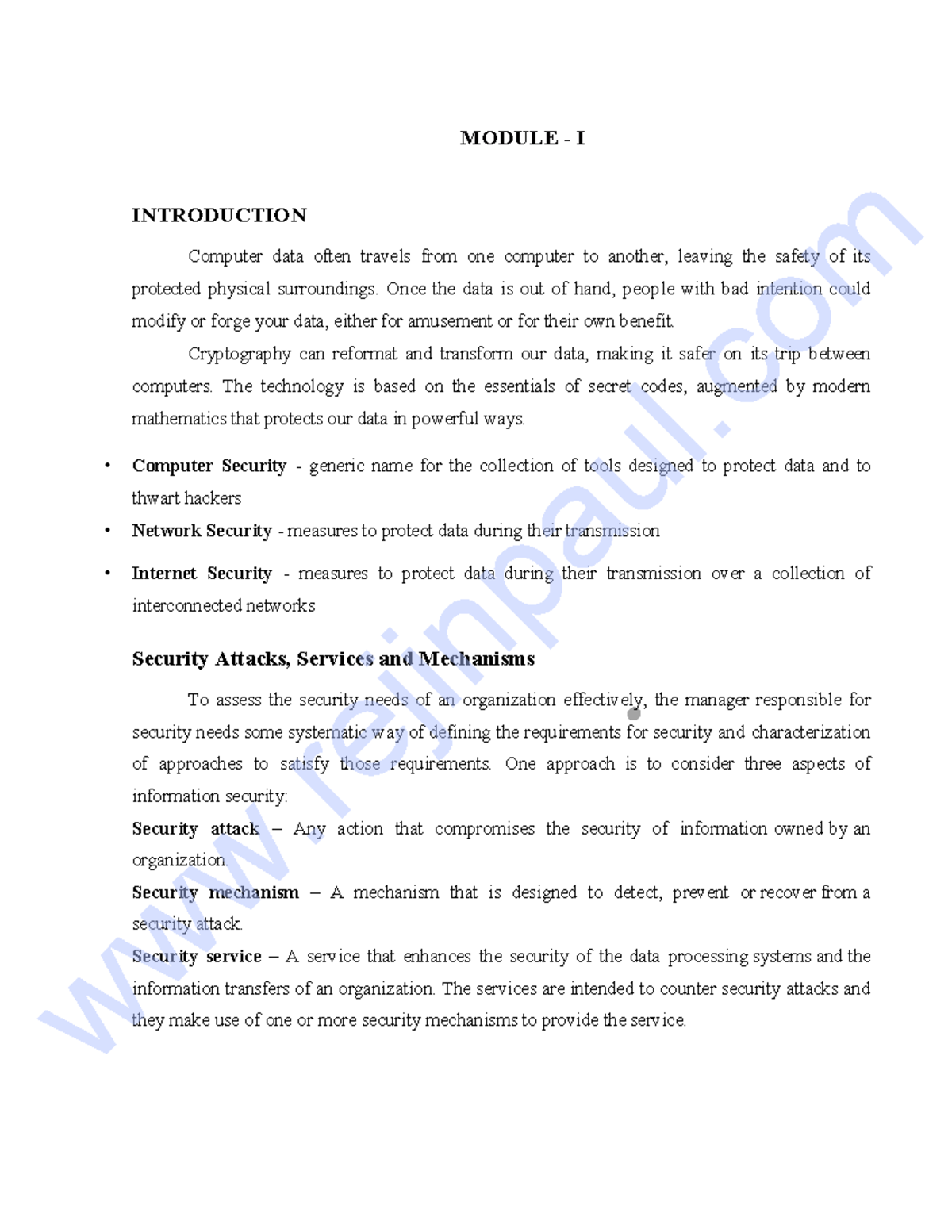 Cs8792notes Its Lectures Notes Module I Introduction Computer
