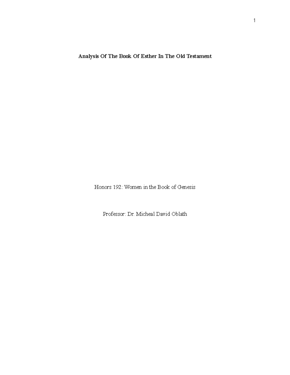 Analysis Of The Book Of Esther In The Old Testament Analysis Of The analysis-of-the-book-of-esther-in-the-old-testament-analysis-of-the