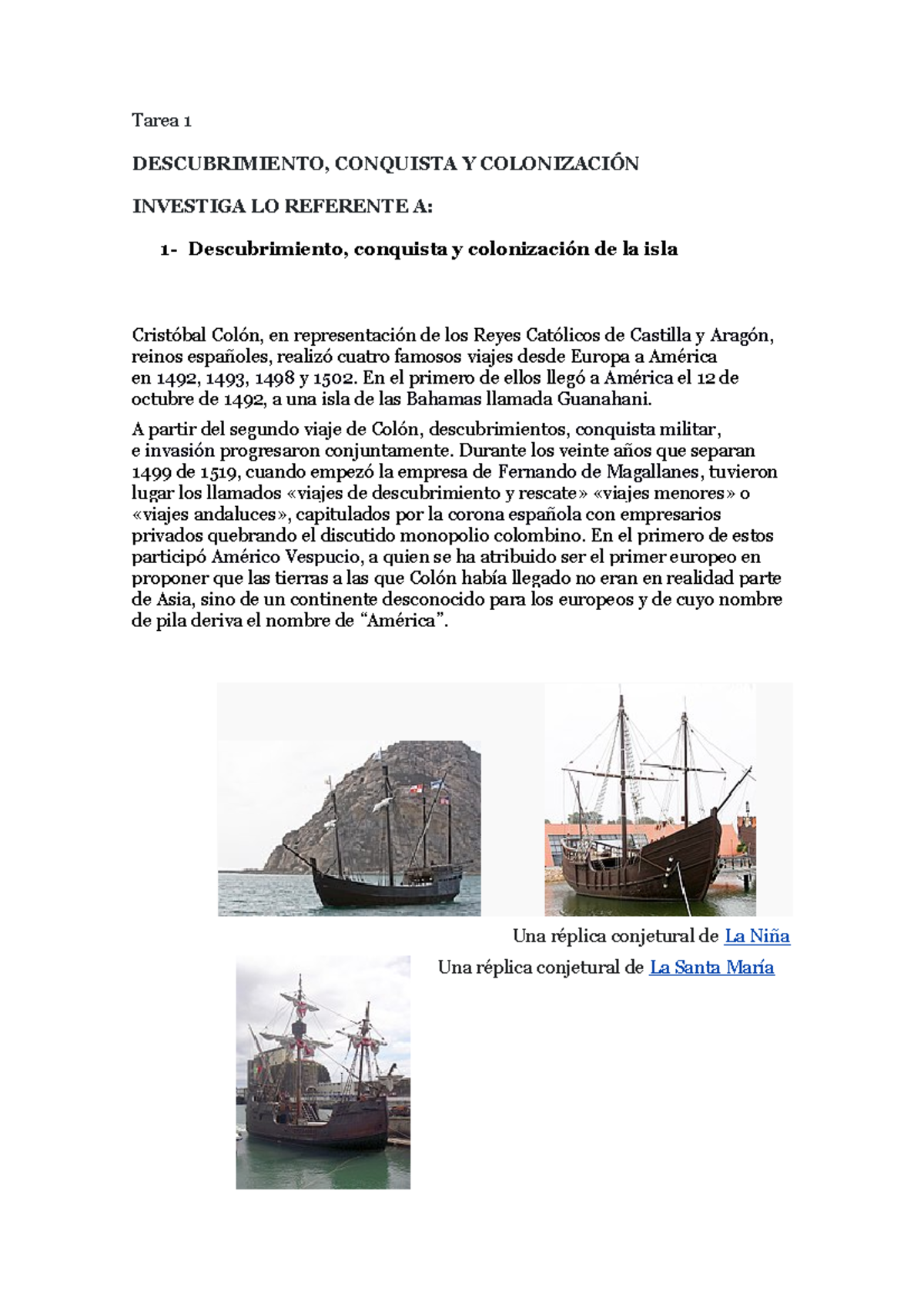 Historial social dominicana antecedentes de la historia - Tarea 1 ...