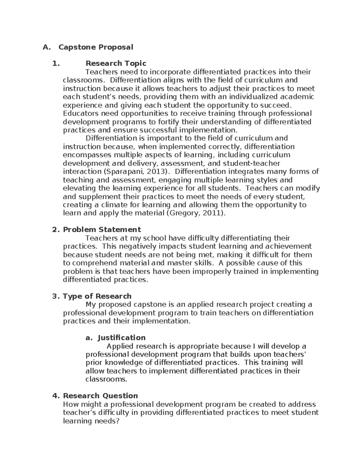 D180 Task 1 - Passed - A. Capstone Proposal 1. Research Topic Teachers ...