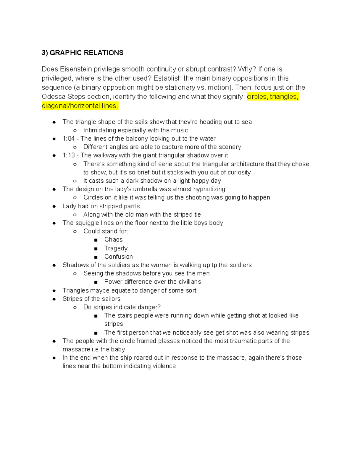 Graphic relations - film history - 3) GRAPHIC RELATIONS Does Eisenstein ...