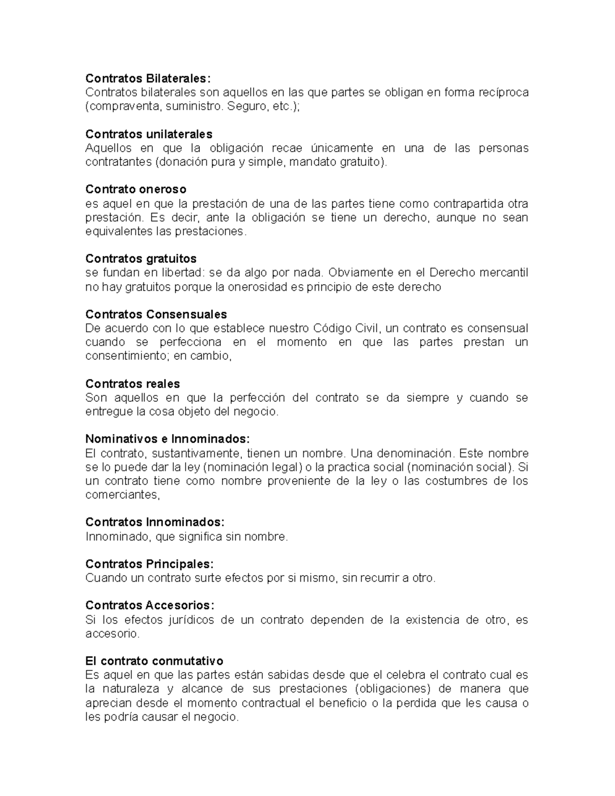 Contratos Bilaterales - Contratos Bilaterales: Contratos bilaterales ...