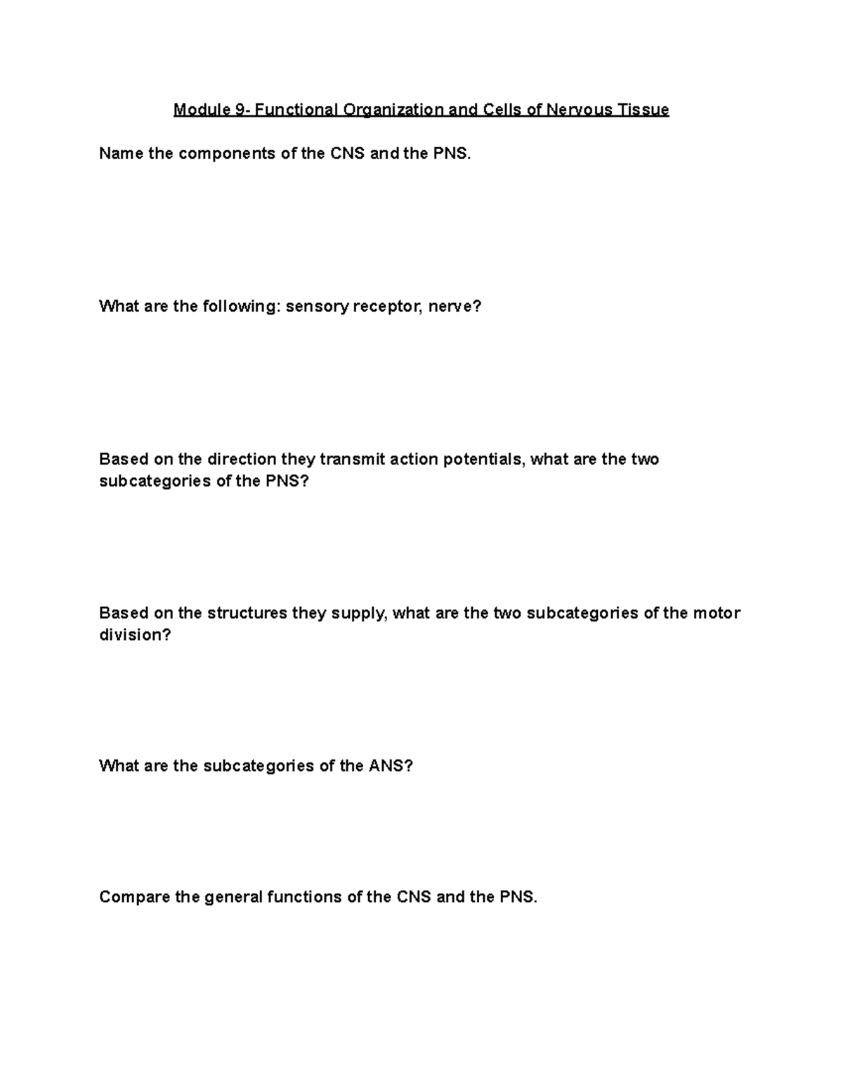 Kin 2y03 module 9 textbook questions - Google Docs - Module 9 ...