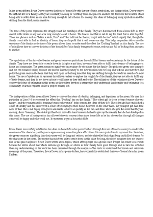 Band 6 " One Night The Moon" English Standard Essay - Through the power ...
