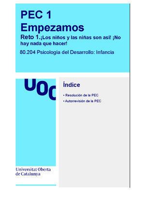 Plantilla entrega PEC2 23-24 1sem-1 - PEC 2: Los dos primeros años Resolución de la PEC: Tarea 1 ...