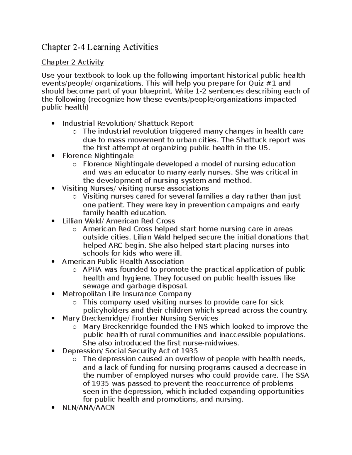 Chapter 2-4 Learning Activities - Chapter 2-4 Learning Activities ...