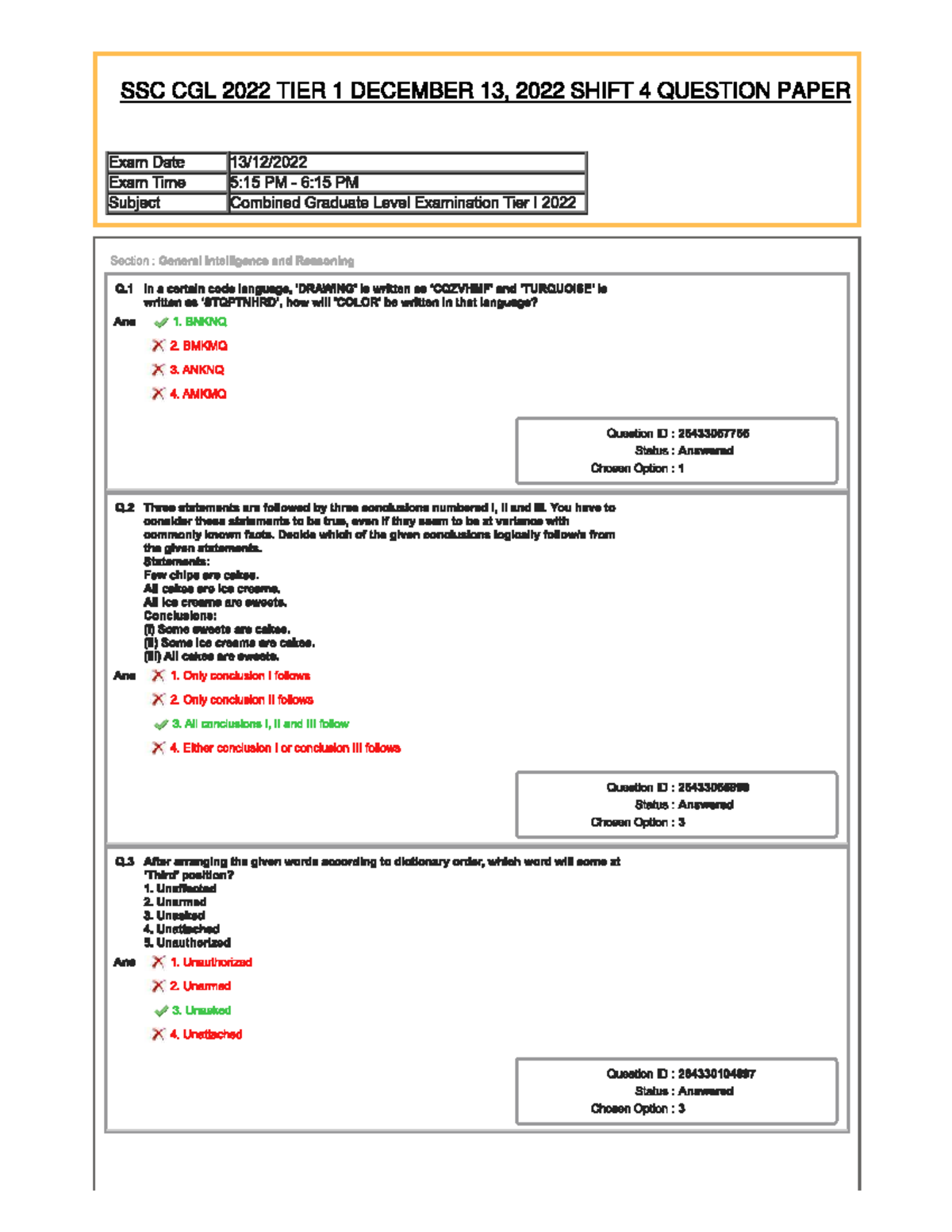 SSC CGL sheet 4 2022 - gate pupations and ssc cgl online courses ...