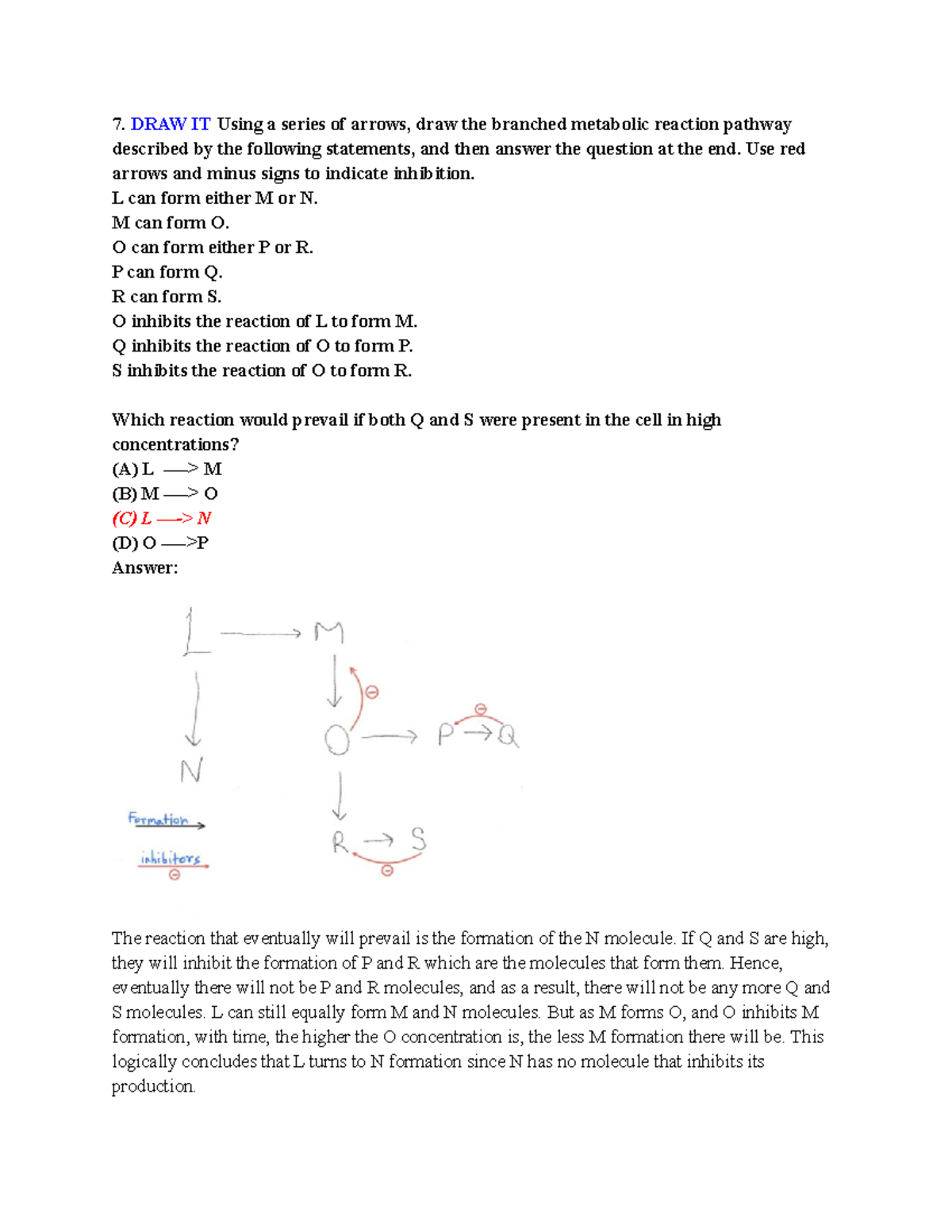 Chapter 8 Introduction to Metabolism - DRAW IT Using a series of arrows ...
