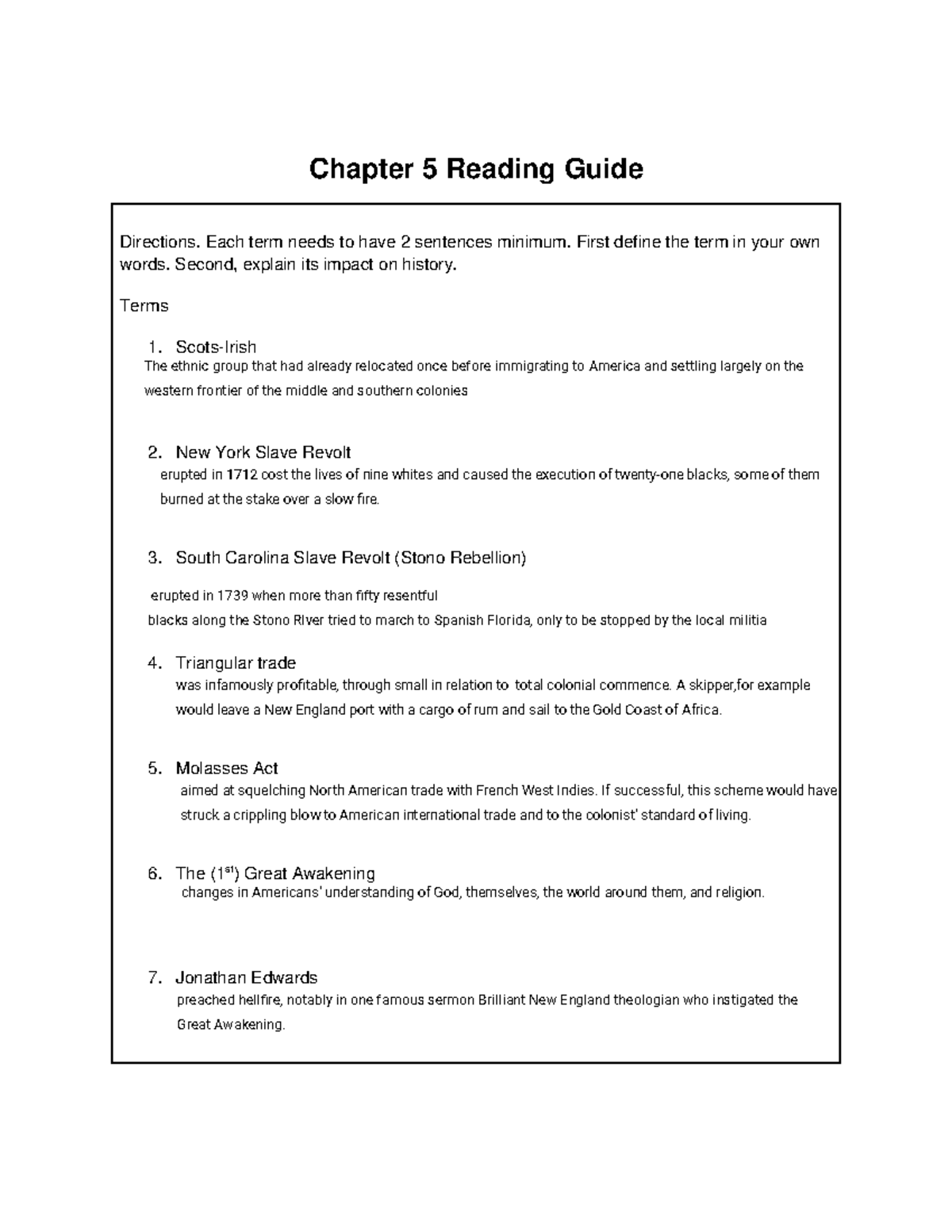 Kami Export - Madison Haymond - Untitled document - Chapter 5 Reading Guide Directions. Each ...