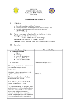 Module 1 TEACHING ENGLISH IN THE ELEMENTARY GRADES (LANGUAGE) - ELED ...