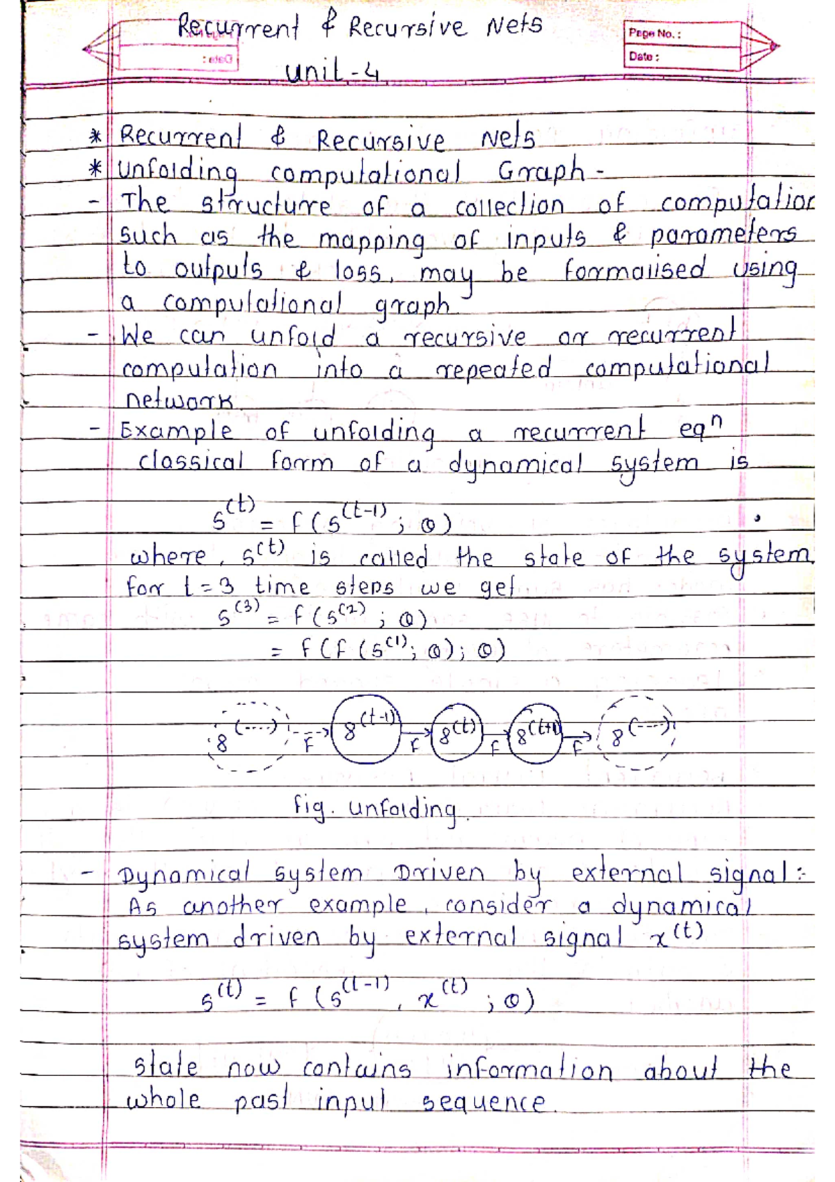 DL Unit 4 - DL End sem notes: unit 3,4 and 5 - Computer engineer - Studocu