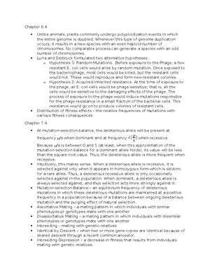 Chapter 7, section 3 - Notes - Chapter 7: Section 3 Selection ...