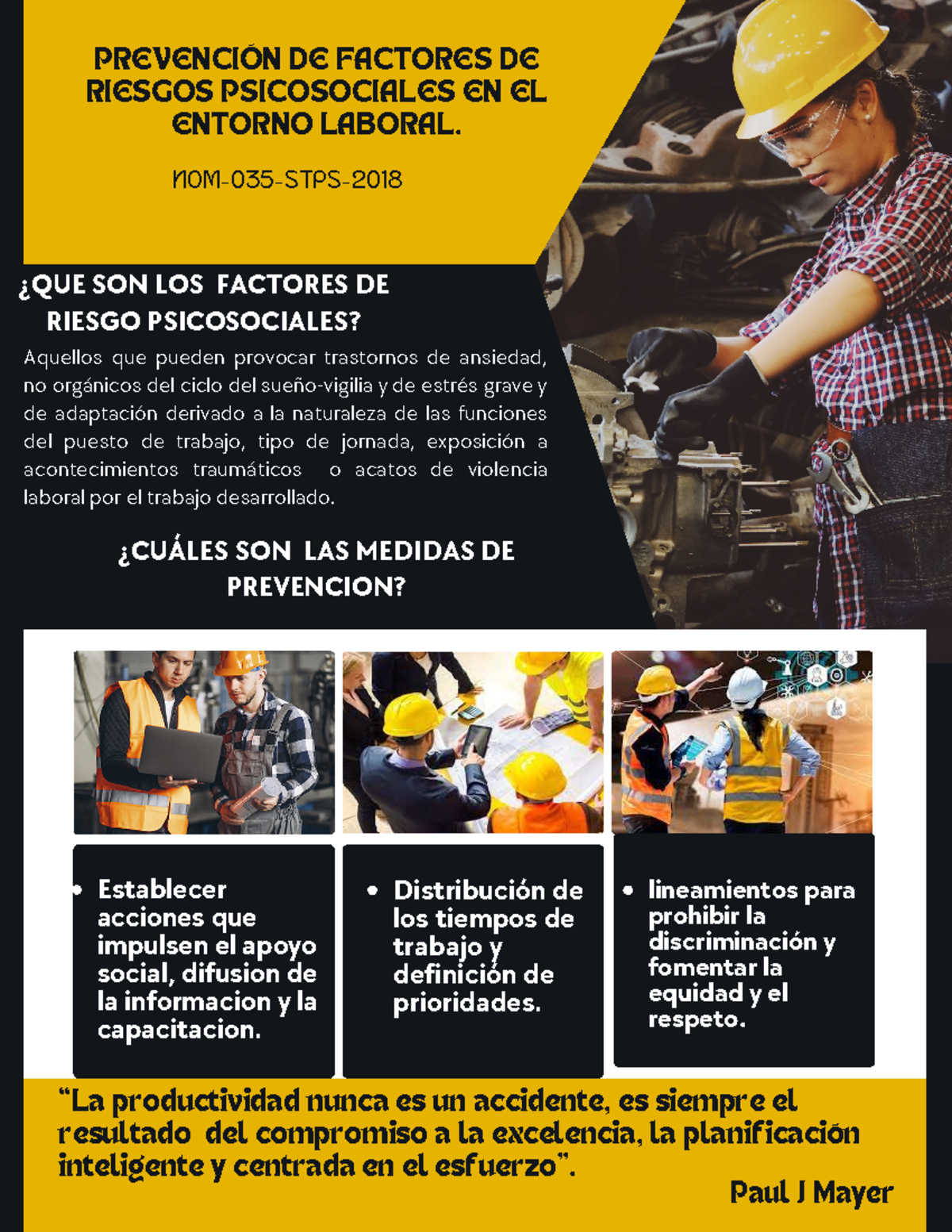 NOM 035 STPS 2018 - INFOGRAFIA DE NOM 035 - NOM-035-STPS- PREVENCIÓN DE ...