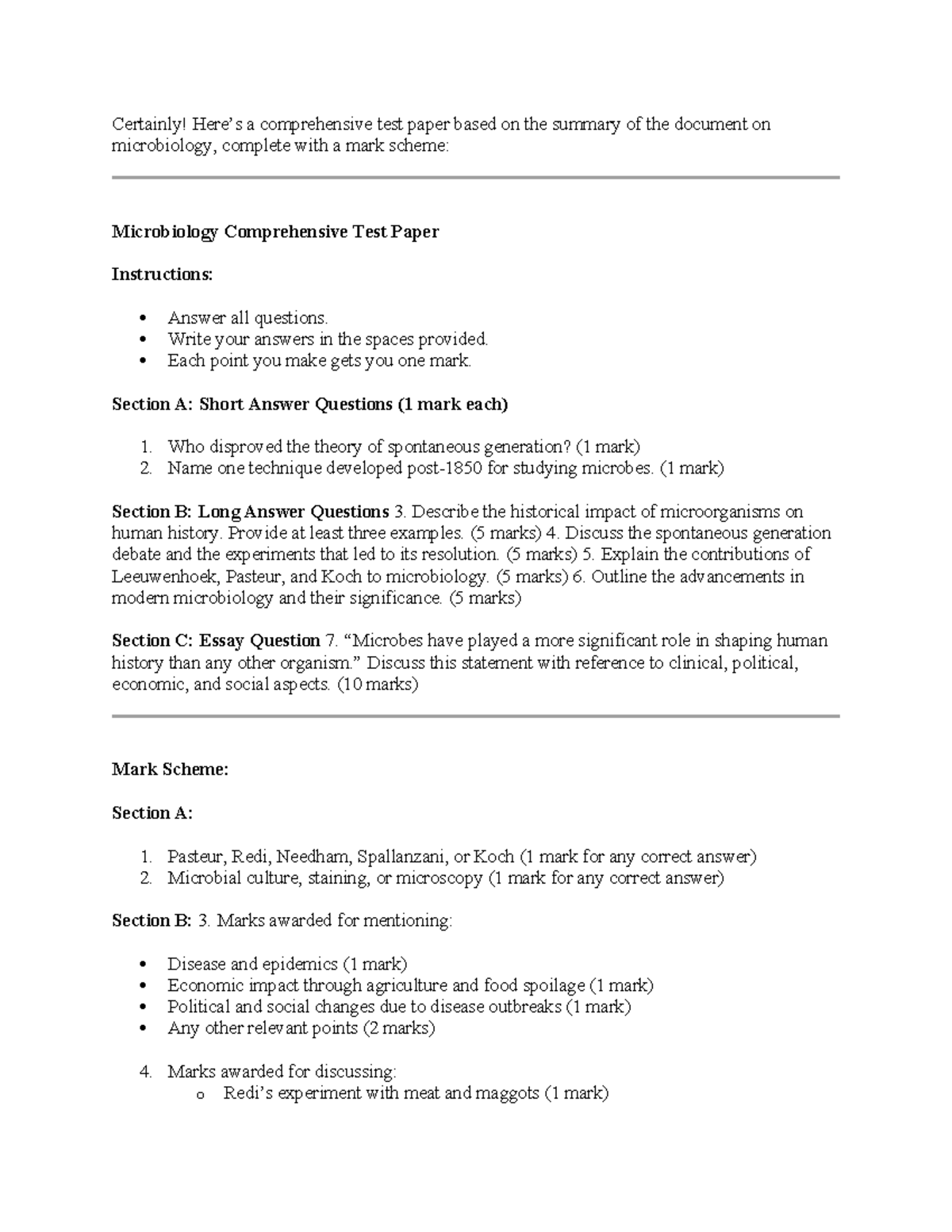 Introduction and key figures test paper - Certainly! Here’s a ...
