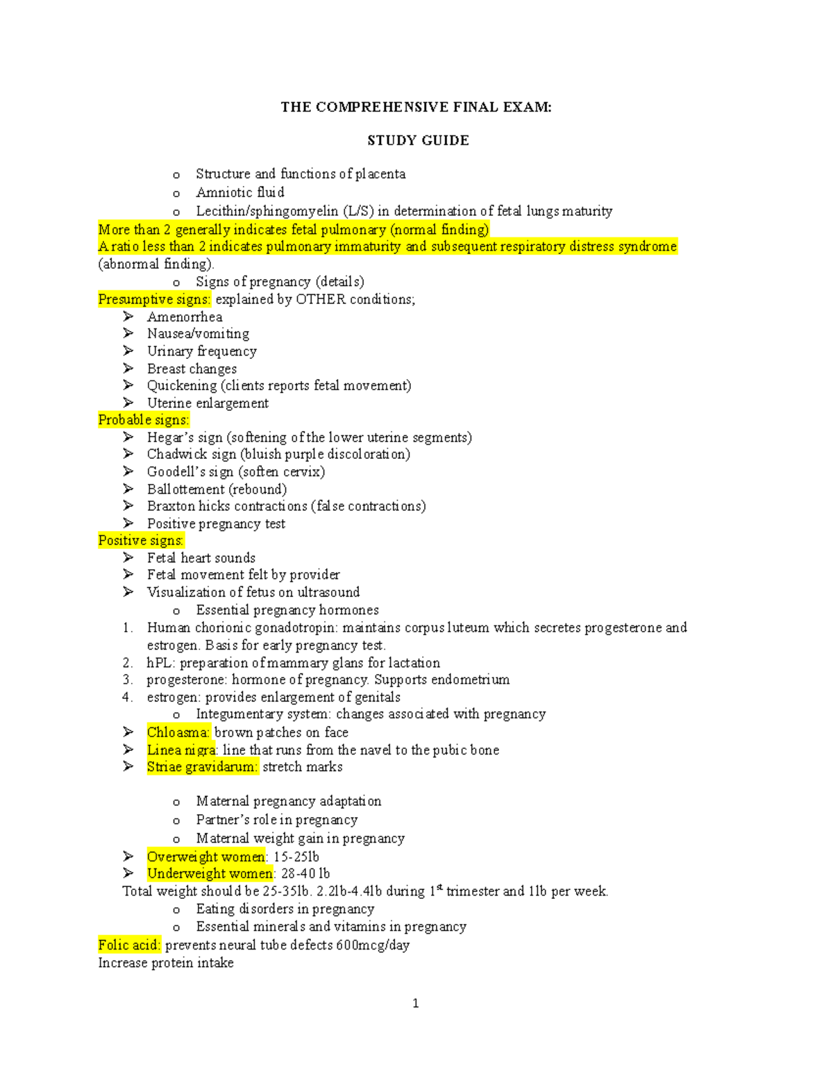 2021 Final EXAM Study Guide - THE COMPREHENSIVE FINAL EXAM: STUDY GUIDE ...