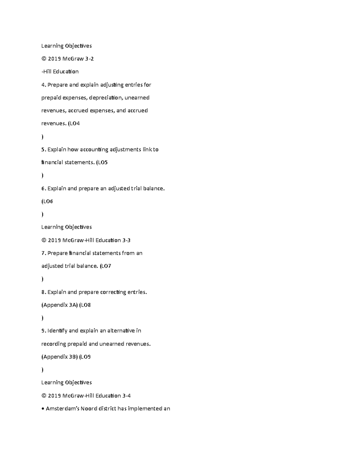 Account - notes - Learning Objectives © 2019 McGraw 3-Hill Education 4 ...
