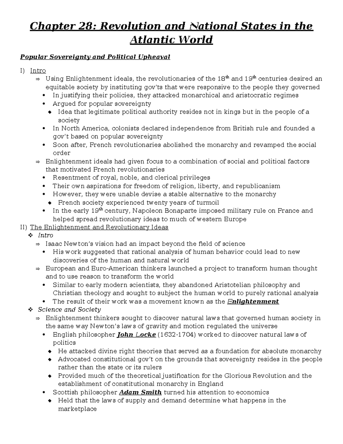 Chapter 28 finished - Chapter 28: Revolution and National States in the ...
