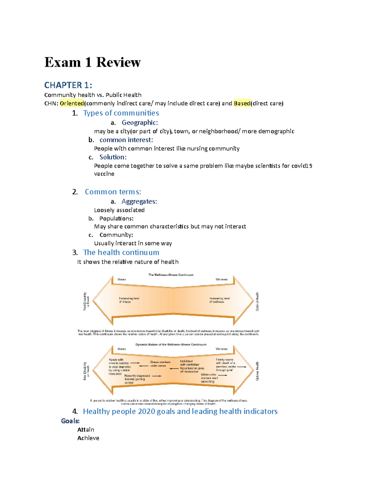Exam 1 Review - Exam 1 Study Guide. Made 96/100 with it. - Exam 1 ...