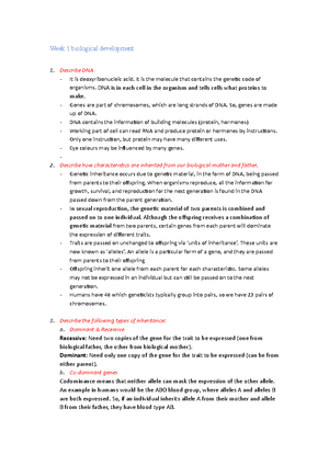 HPS202 Child and Adolescent Development Deakin University Unit Guide ...