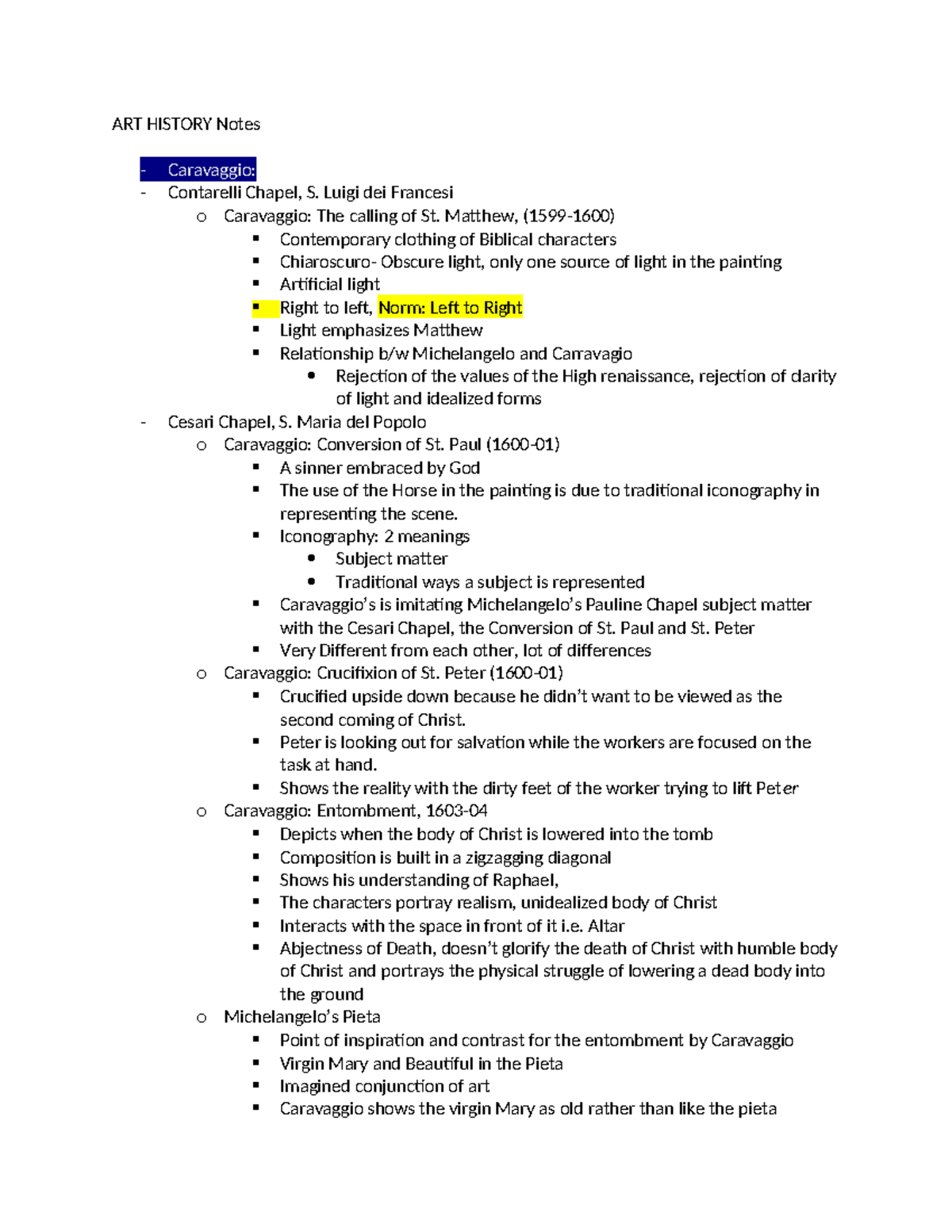 ART History Notes - Summary World Arts And Cultures - ART HISTORY Notes ...