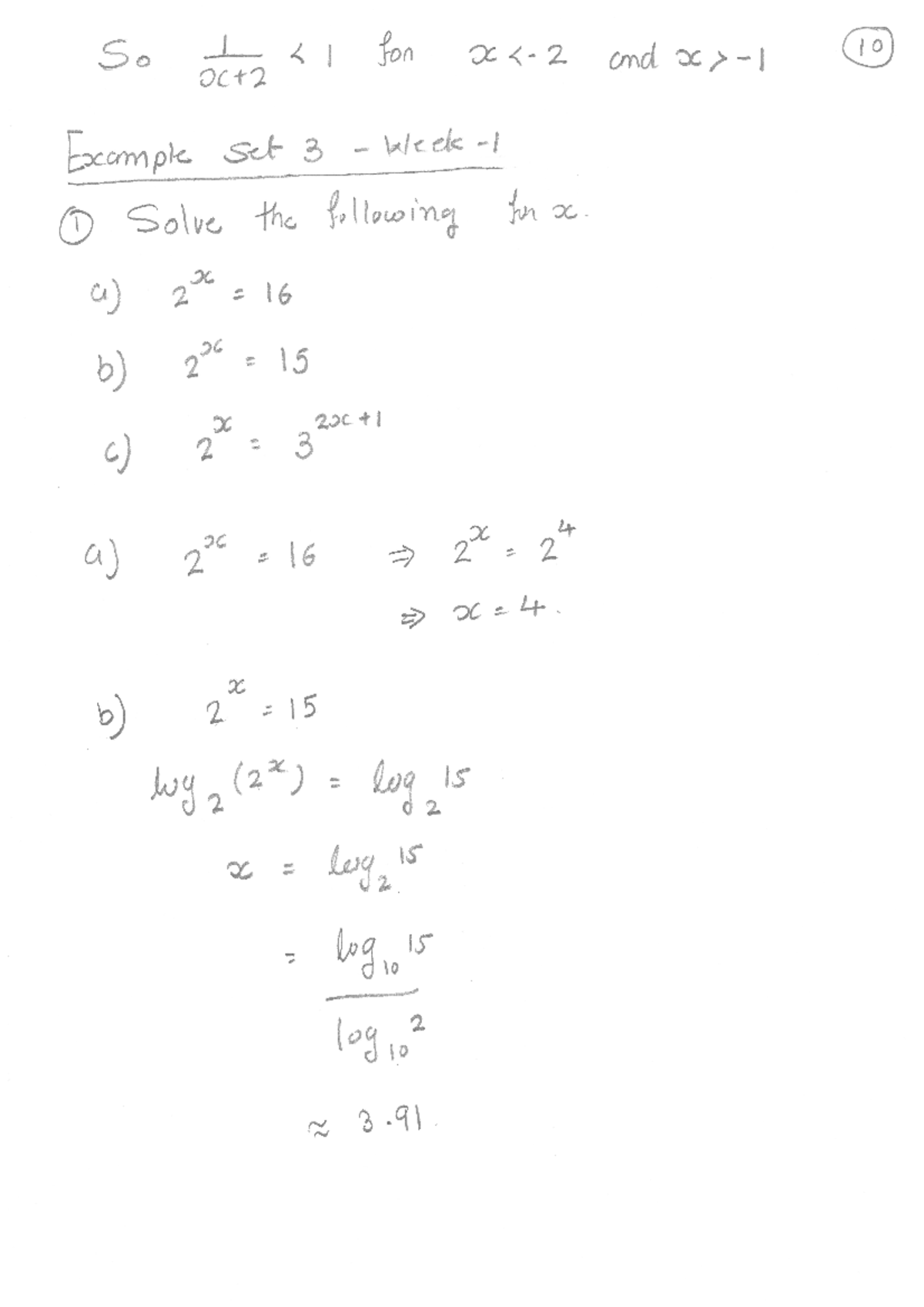 MATH1722 Class Examples Week 1 Part 2 - MATH263 - Studocu