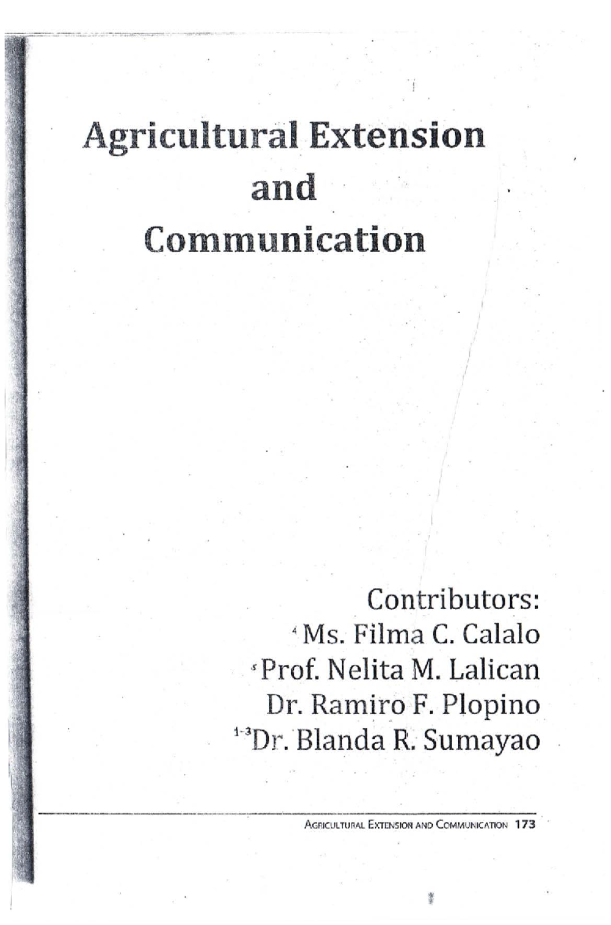 UPLB Lec notes AEC - utglkgjkfxfyg - ;:: 1