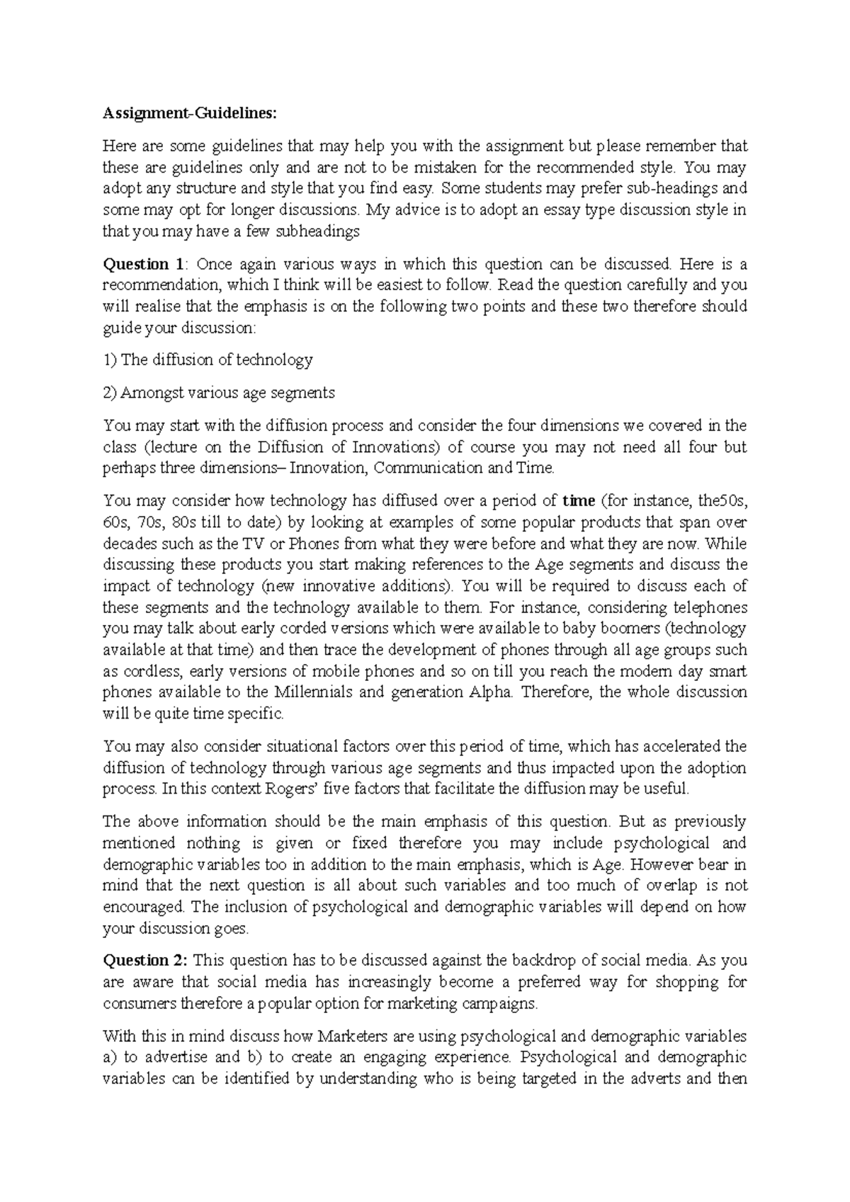 2020 21 Assignment+Guidelines UGB 365 - Assignment-Guidelines: Here are ...