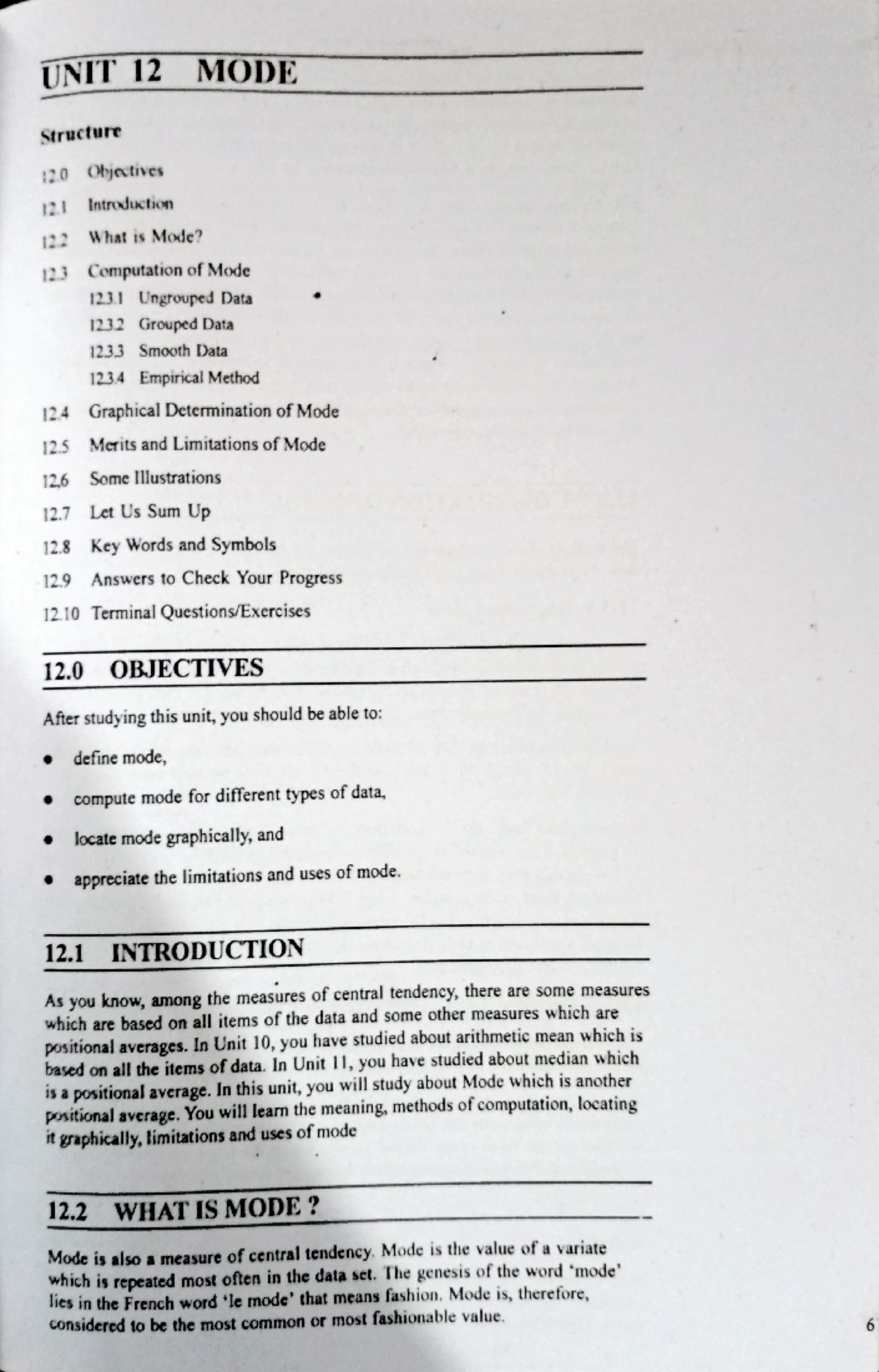ECO-07-Mode - You will study the mode, which is another positional ...