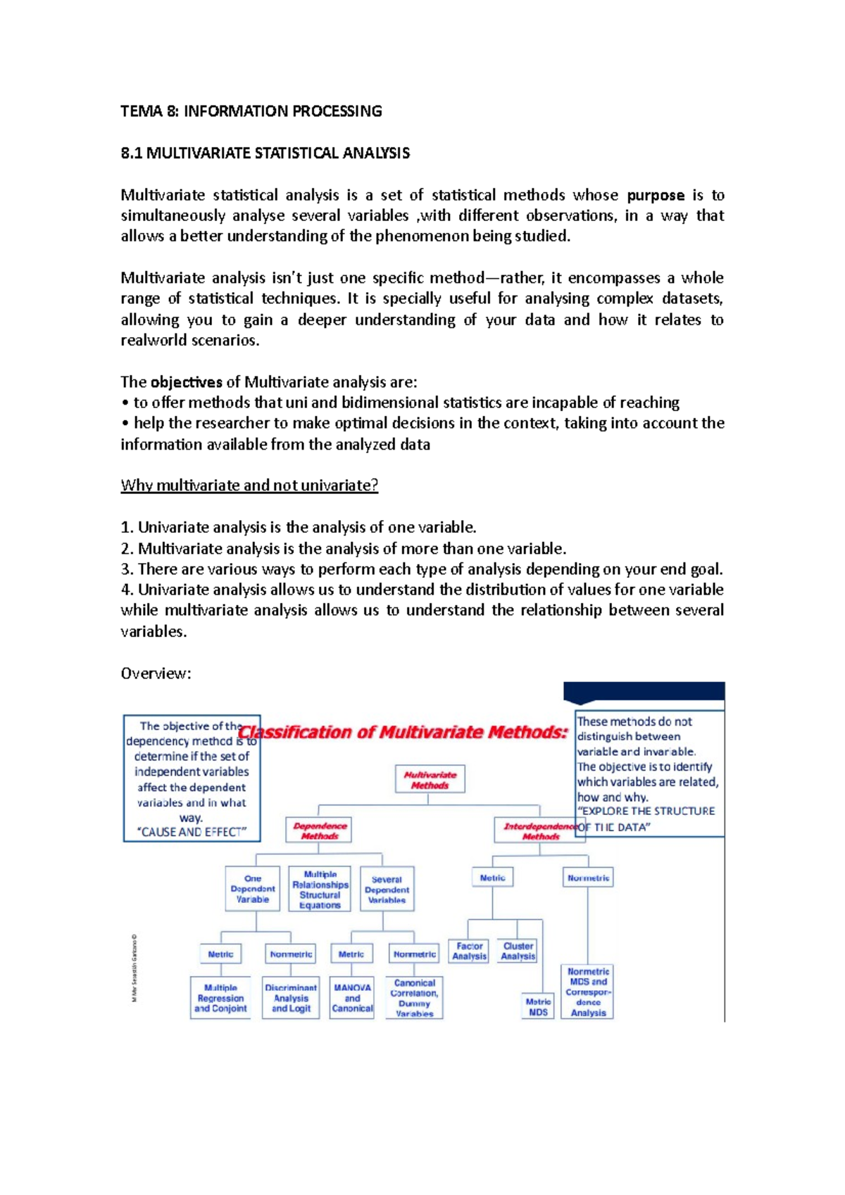 TEMA 8 MR - Lesson 8 Market Research - TEMA 8: INFORMATION PROCESSING 8 ...