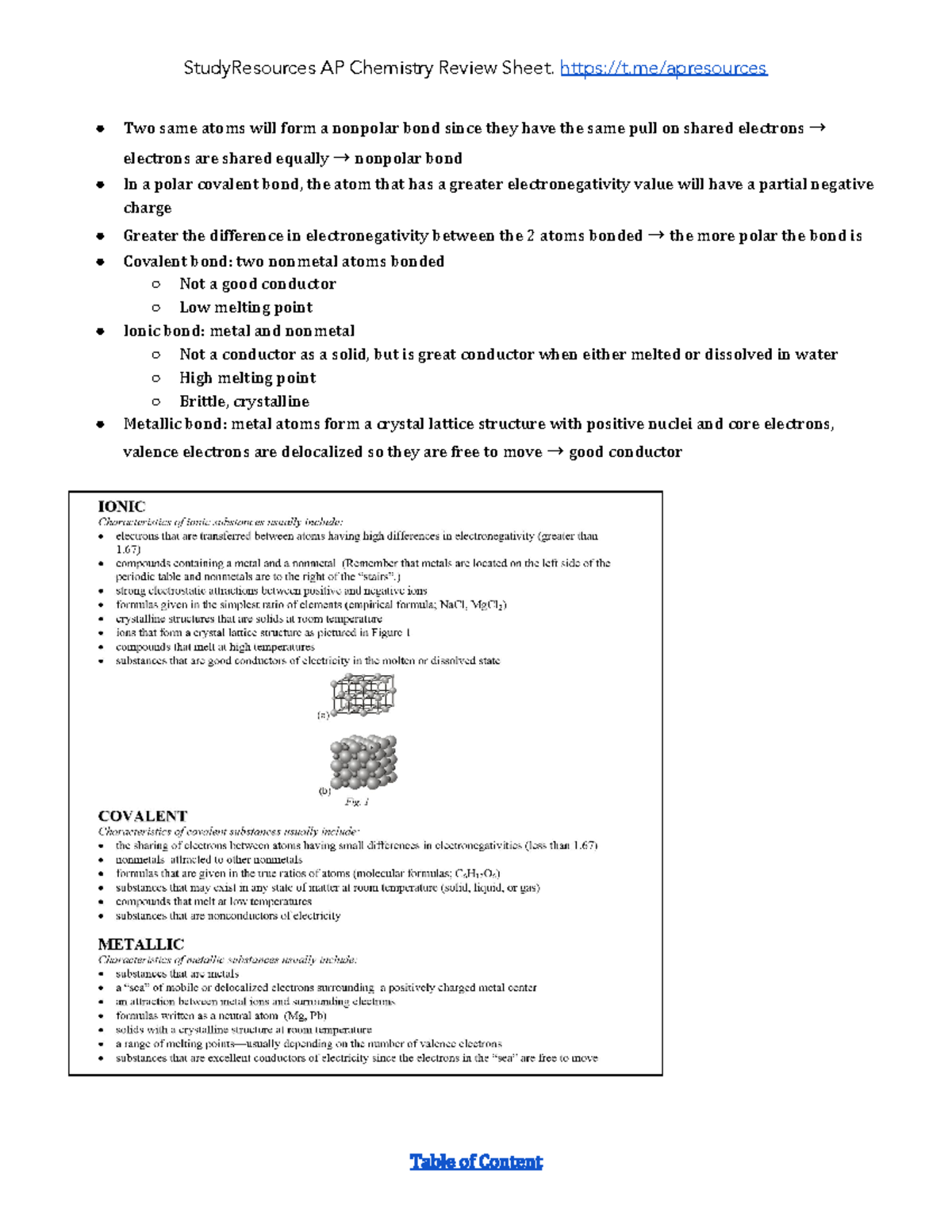 Fundamentals Chemistry Part 3 - StudyResources AP Chemistry Review ...