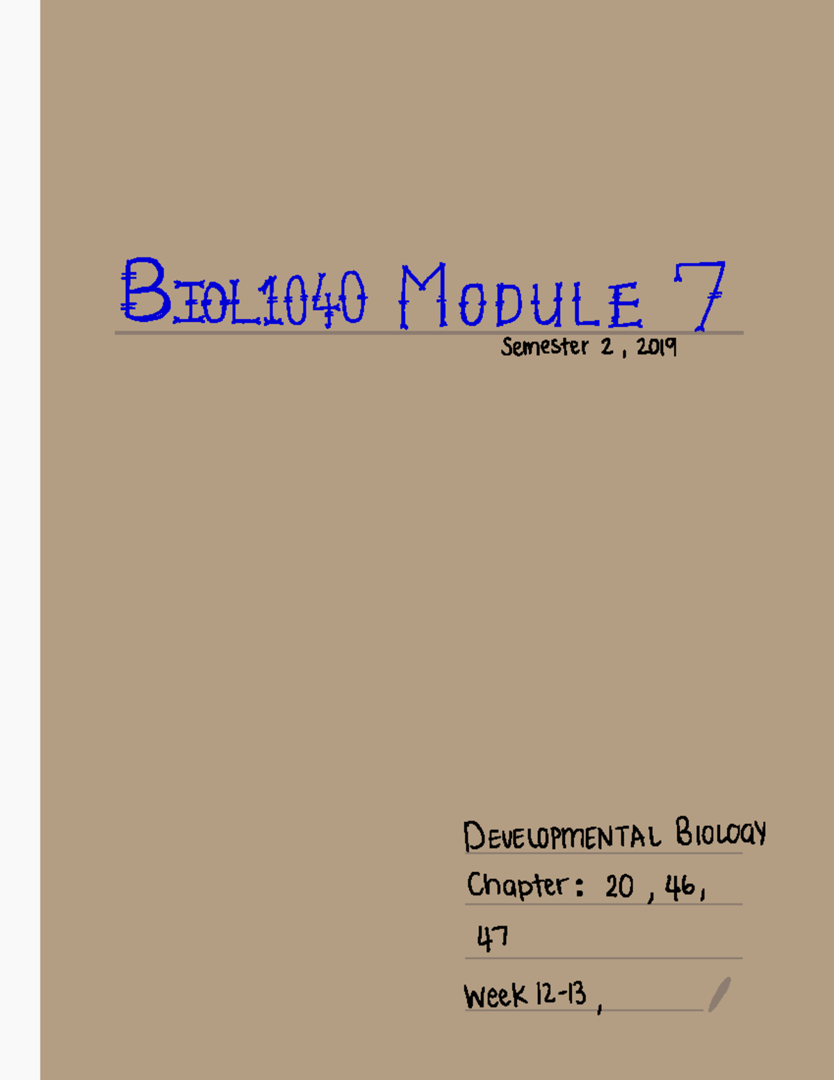 Biol1040 - Module 7 - Warning: Error during font loading: XMLHttpRequest is not defined Warning ...