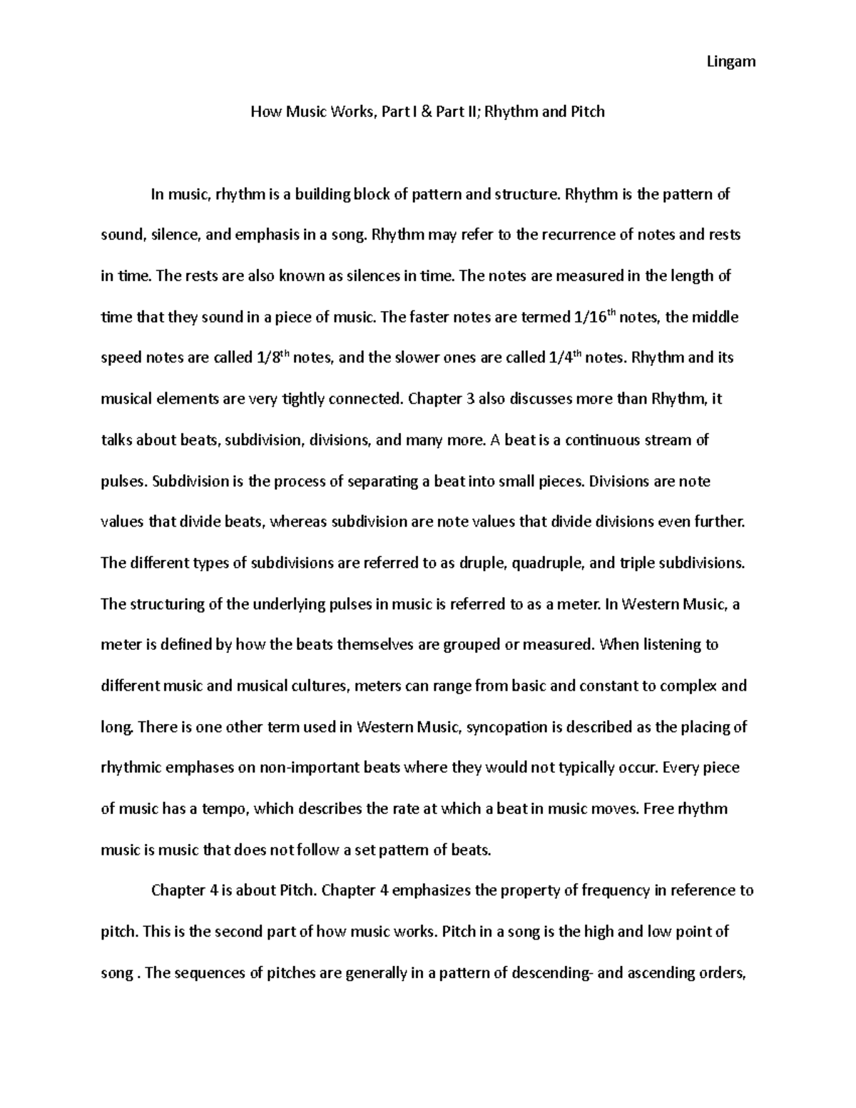 Chapter 3 And Chapter 4 Paper Lingam How Music Works Part I Part chapter-3-and-chapter-4-paper-lingam-how-music-works-part-i-part